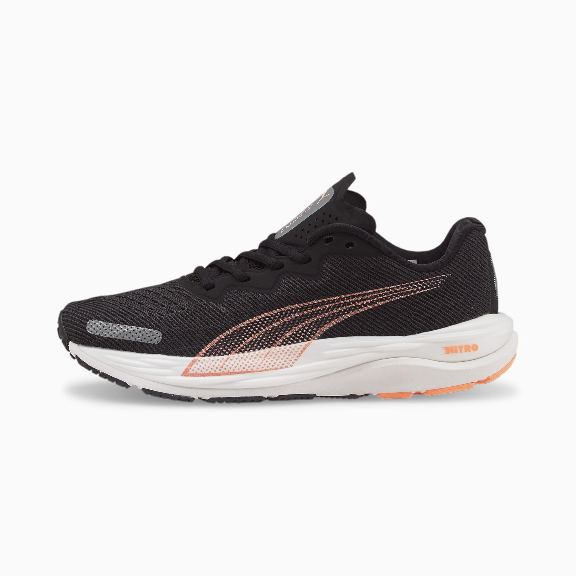Velocity NITRO 2 Women's Running Shoes | Puma Black-Fizzy Melon | PUMA Shop All Puma | PUMA