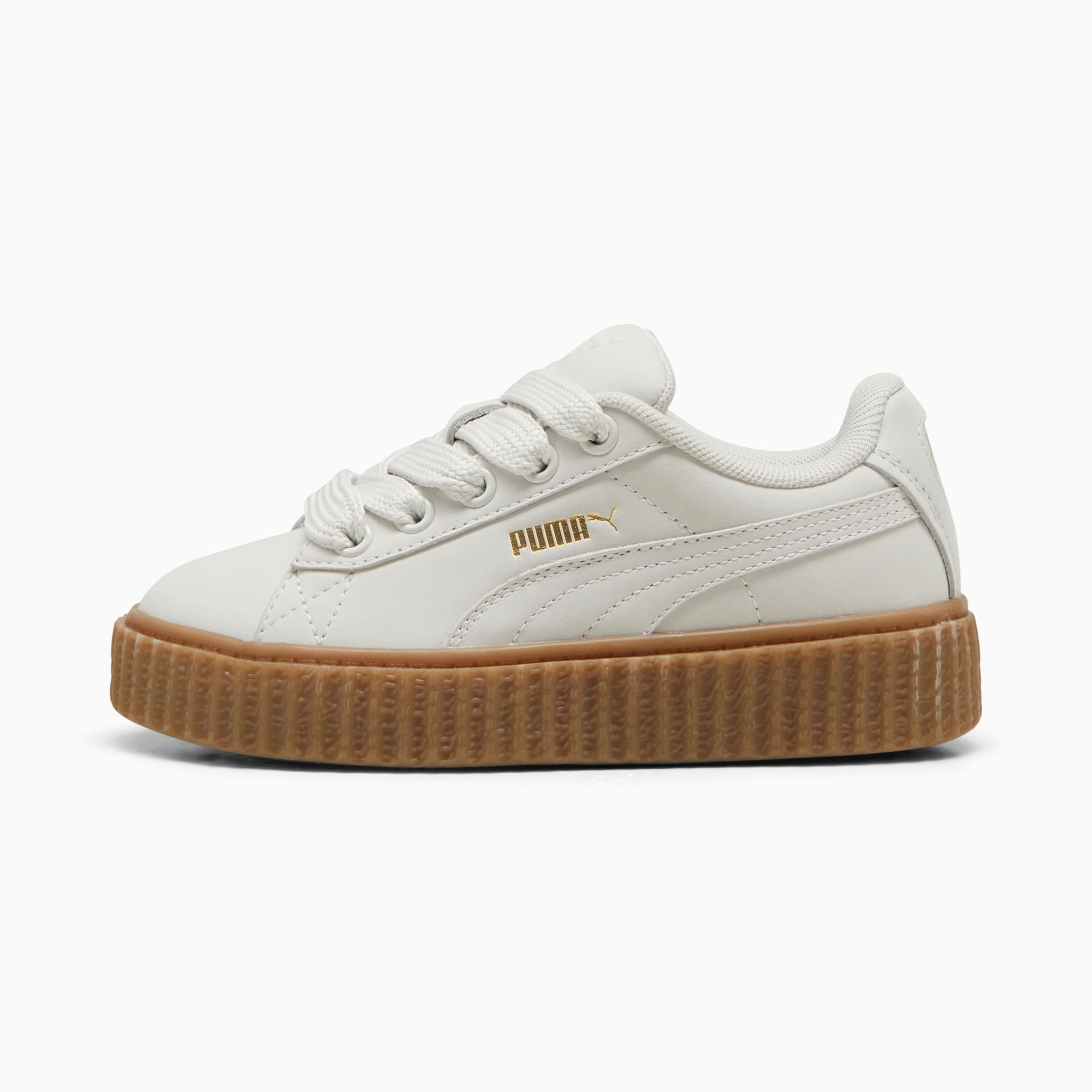 FENTY x PUMA Creeper Phatty Earth Tone Sneakers Anak-anak | Warm White-PUMA Gold-Gum | PUMA ...