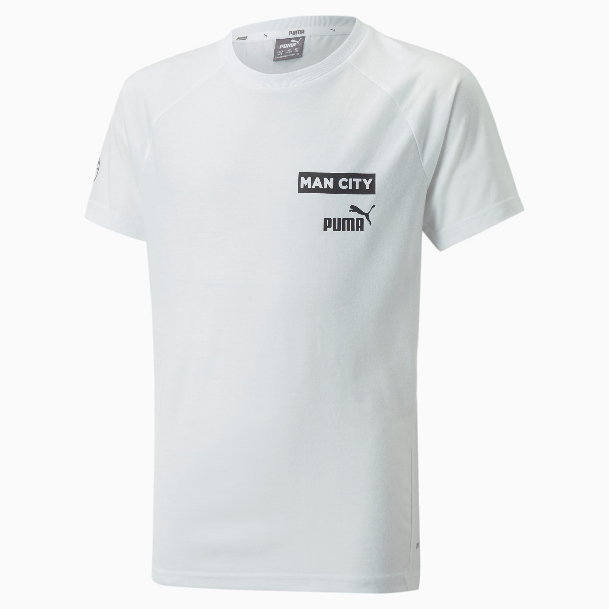 Manchester City F C Casuals Football Tee Youth Puma