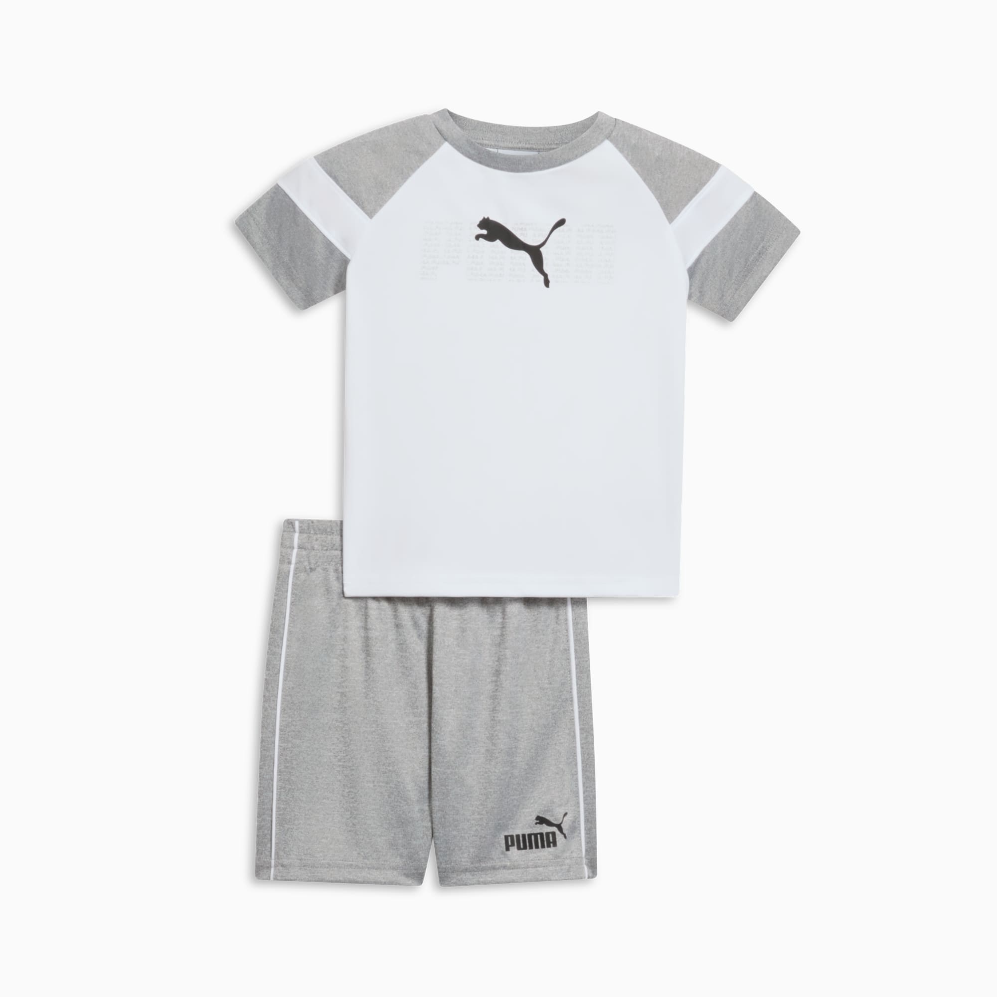 2-Piece Interlock Toddlers' Tee And Shorts Set | PUMA