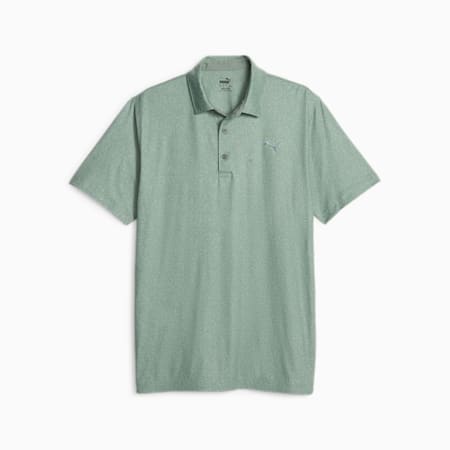 Cloudspun Primary Golf Polo Shirt Men | Green Fog | PUMA SHOP ALL PUMA | PUMA