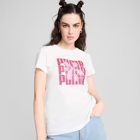 T-shirt GRAPHICS Femme | white | PUMA