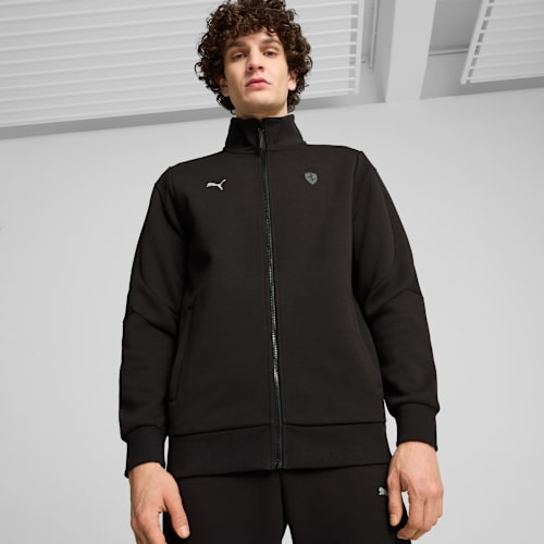 Scuderia Ferrari Style MT7 Jacket Men | PUMA Black | PUMA Shop All Puma | PUMA