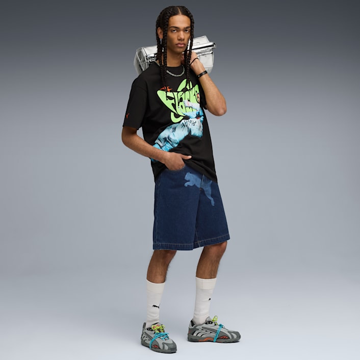 A$AP ROCKY x PUMA Denim Shorts Men | Shorts | PUMA A$AP ROCKY x PUMA Denim Shorts Men | Shorts | PUMA