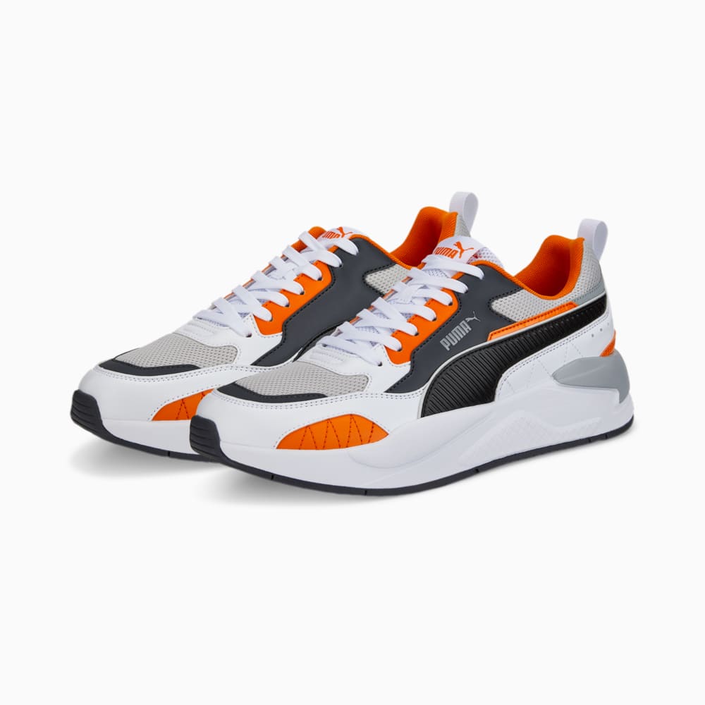 Кросівки X-Ray 2 Square | Колір: Білий | Puma White-Puma Black-Gray Violet-Vibrant Orange-Ebony ...