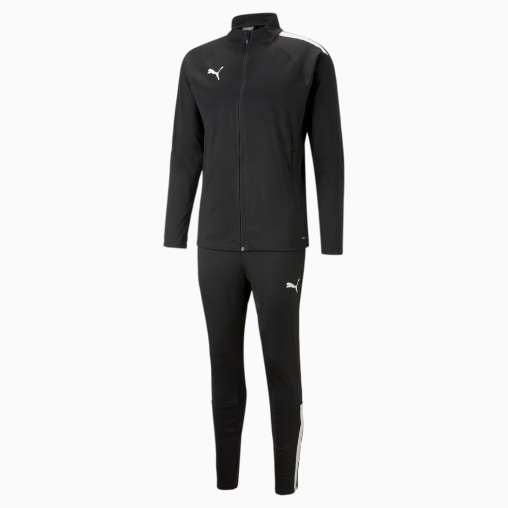 Спортивний костюм teamLIGA Football Tracksuit Men | Колір: Чорний | Puma Black-Puma White | Puma ...