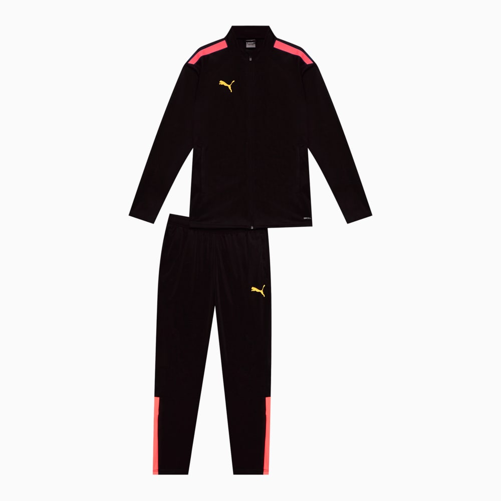 Спортивний костюм teamLIGA Football Tracksuit Men | Колір: Чорний | Puma Black-Sun Stream | Puma ...