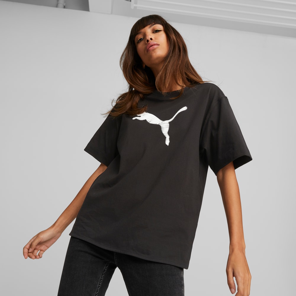 Футболка HER Tee Women | Цвет: Черный | Puma Black | Puma | Арт: 673107_01