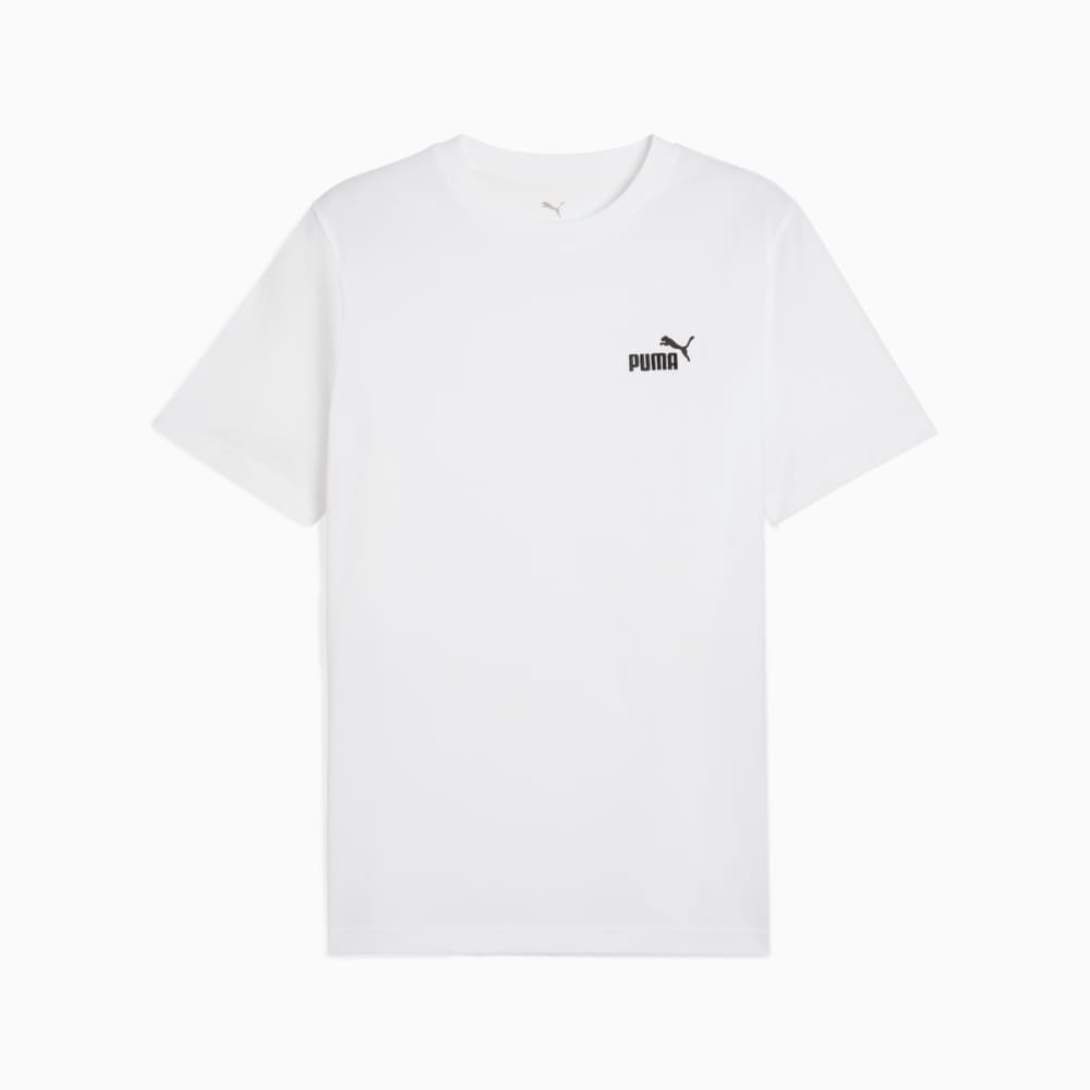 Camiseta Essentials Small Logo No. 1 Masculina | Branco | PUMA | Ref: 682534_02