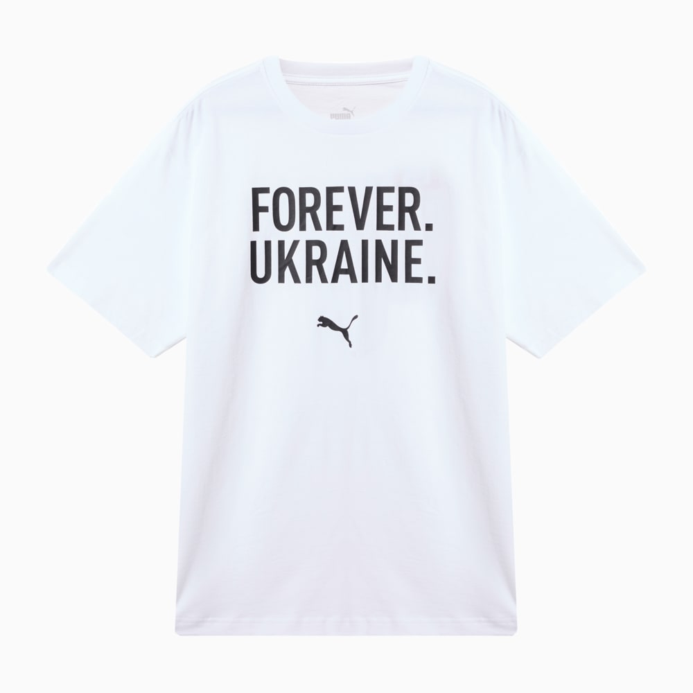 Футболка PUMA Ukraine Tee | Колір: Білий | Puma White | Puma | Арт: 690091_01