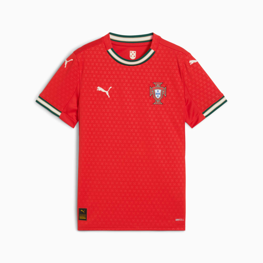 Camisa Portugal Home 2025 Juvenil | Vermelho | PUMA | Ref: 779193_01