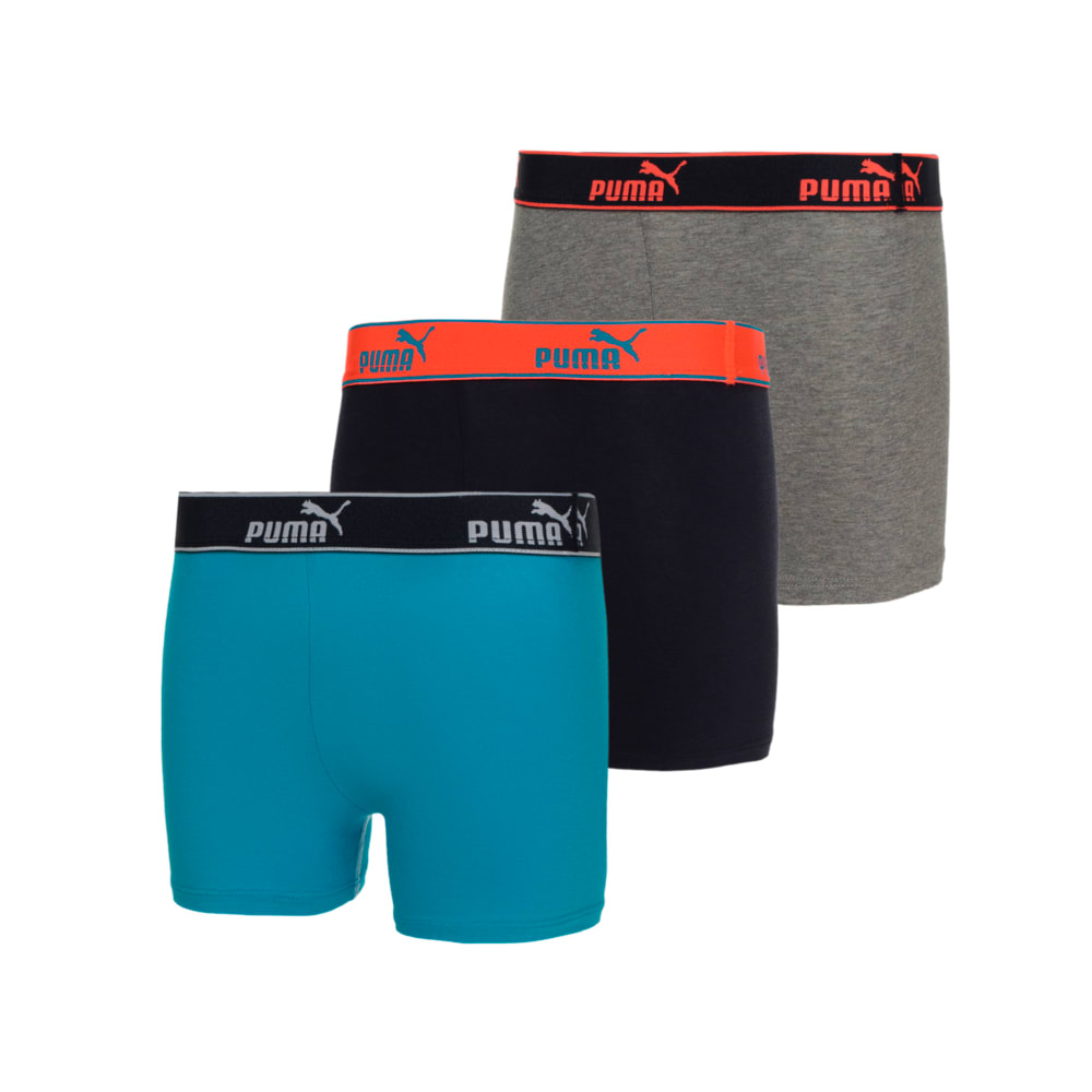 Дитяча спідня білизна PUMA BASIC BOXER 3P | Колір: Синій | blue / red ...