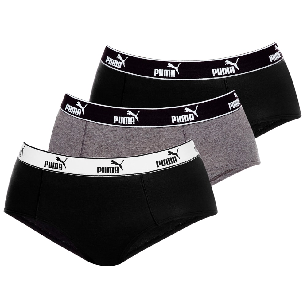 Жіноча білизна PUMA BASIC MINI SHORT 3P | Колір: Чорний | black | Puma | Арт: 935336_01